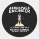 Aerospace Engineer For Rocket Scientist Space Classic Round Sticker ...