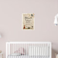 Aesop's Storybook Characters Baby Shower Poster | Zazzle