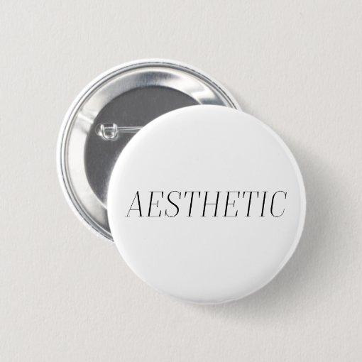 Aesthetic Button | Zazzle