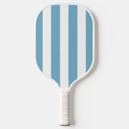 Aesthetic Country Club Blue Stripes Monogram Cute Pickleball Paddle ...