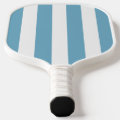 Aesthetic Country Club Blue Stripes Monogram Cute Pickleball Paddle ...