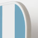 Aesthetic Country Club Blue Stripes Monogram Cute Pickleball Paddle ...