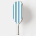 Aesthetic Country Club Blue Stripes Monogram Cute Pickleball Paddle ...