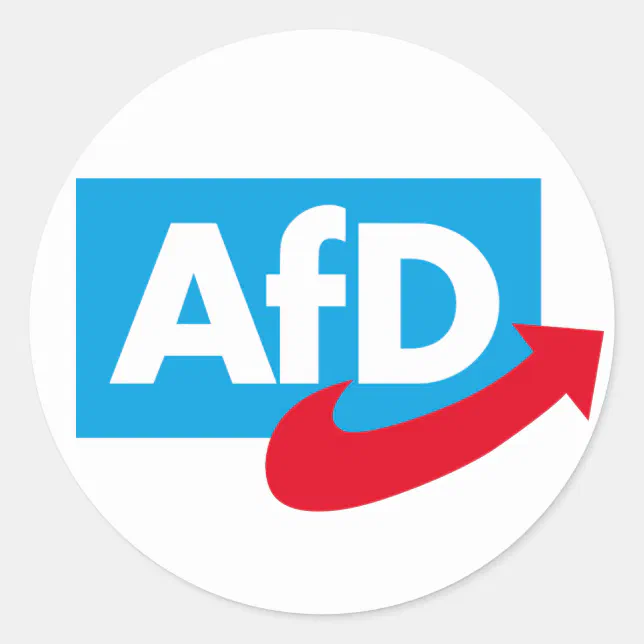 AfD:Alternative für Deutschland Classic Round Sticker | Zazzle