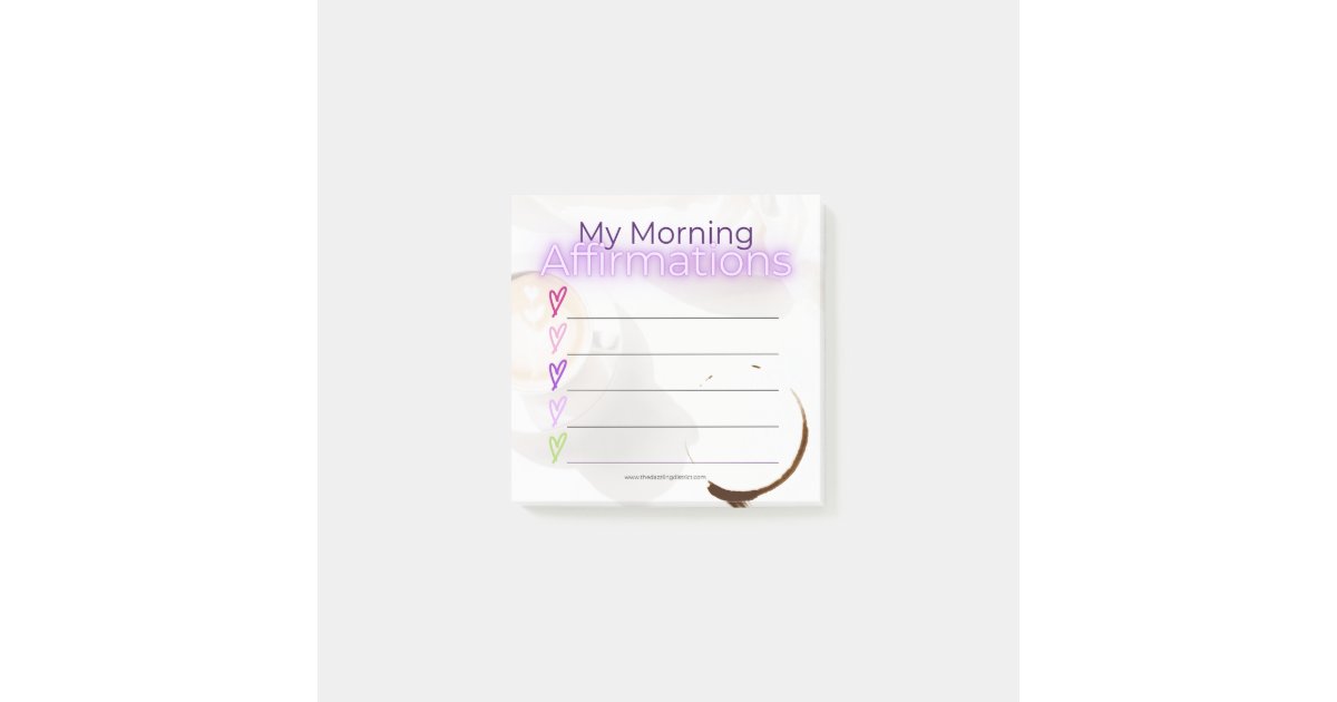Affirmation Post-it Notes | Zazzle