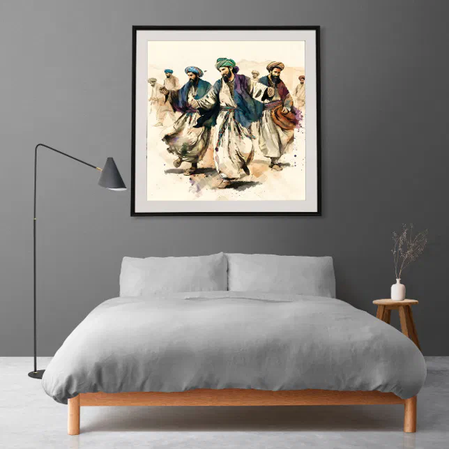 Afghan Athan Dance Poster | Zazzle
