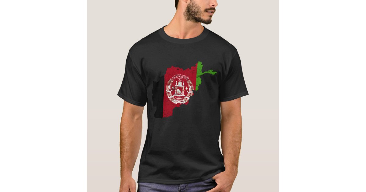 AFGHAN FLAG, Vintage Afghanistan Flag, AFGHANIST T-Shirt | Zazzle