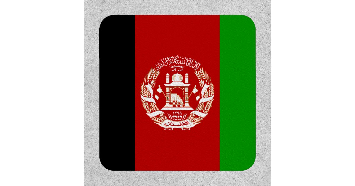 afghanistan flag patch | Zazzle