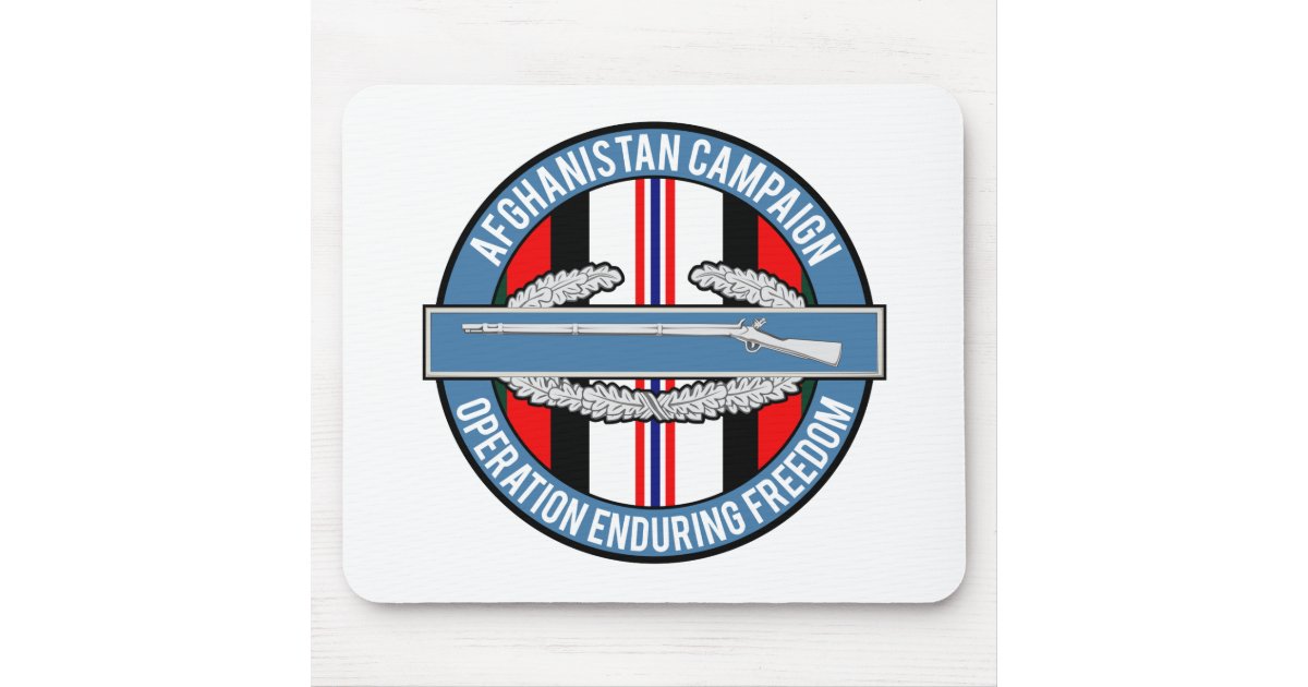 Afghanistan OEF CIB Mouse Pad | Zazzle