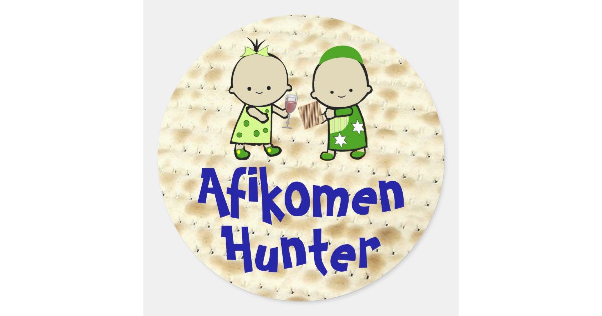 Afikomen Hunter Stickers | Zazzle