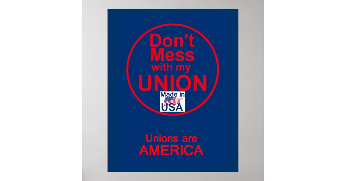 AFL UNION POSTER Print | Zazzle