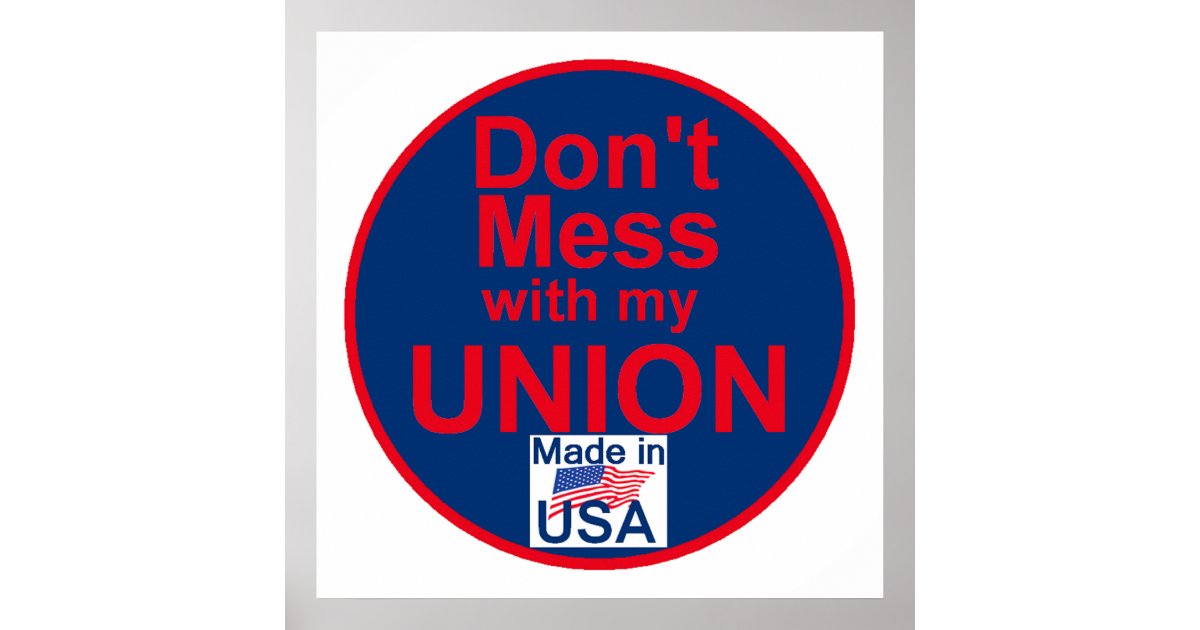 AFL UNIONS POSTER Print | Zazzle
