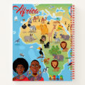 Africa Cartoon Map Notebook | Zazzle