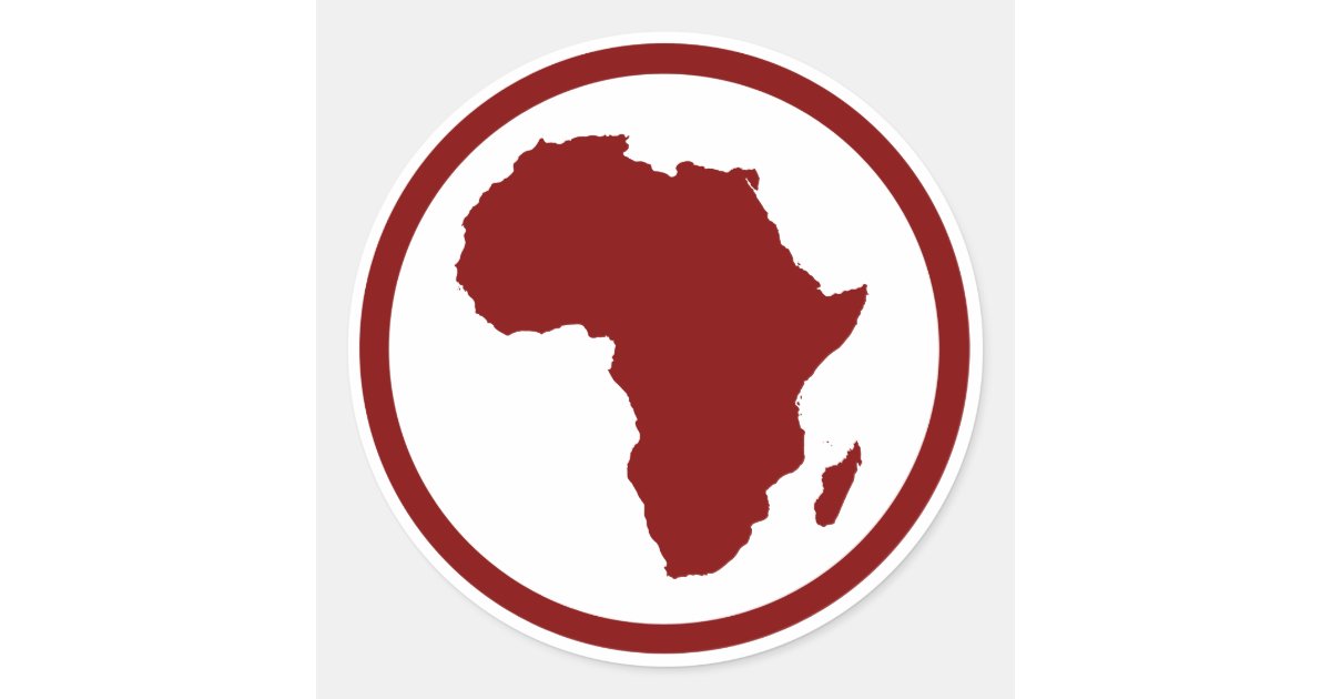 Africa Sticker | Zazzle