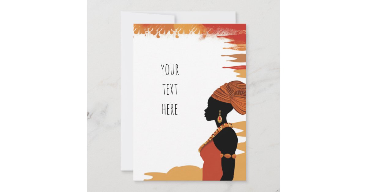Africa Themed Invitation | Zazzle
