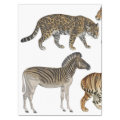 Africa Wild Animals Lion Leopard Vintage Decoupage Tissue Paper | Zazzle