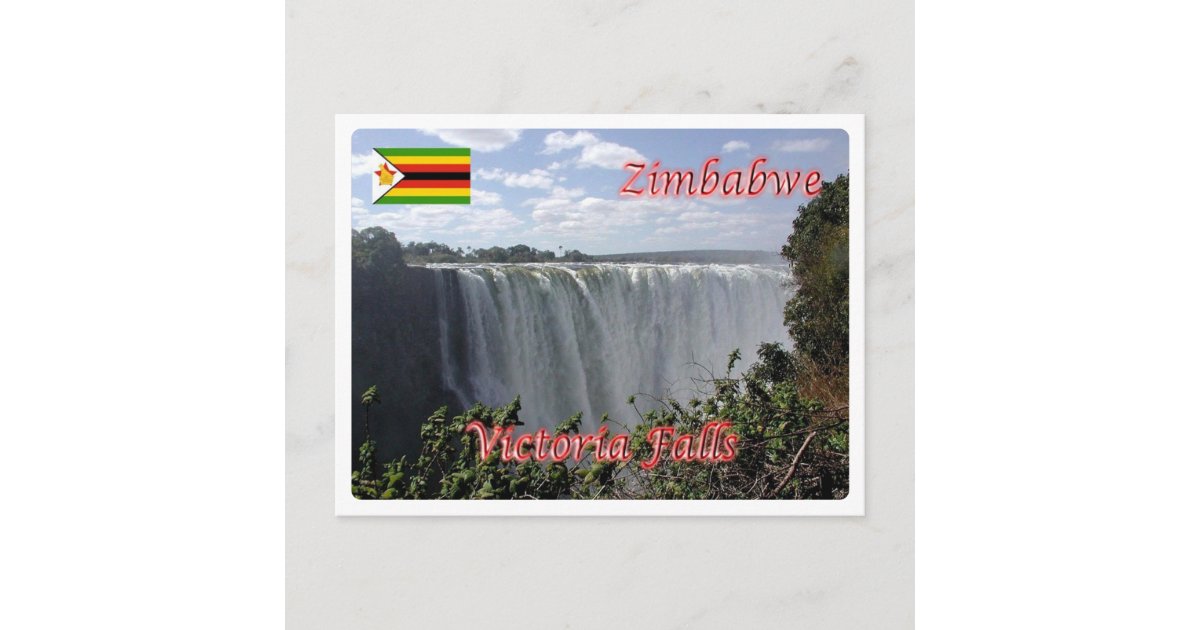 Africa - Zimbabwe - Victoria Falls Postcard | Zazzle