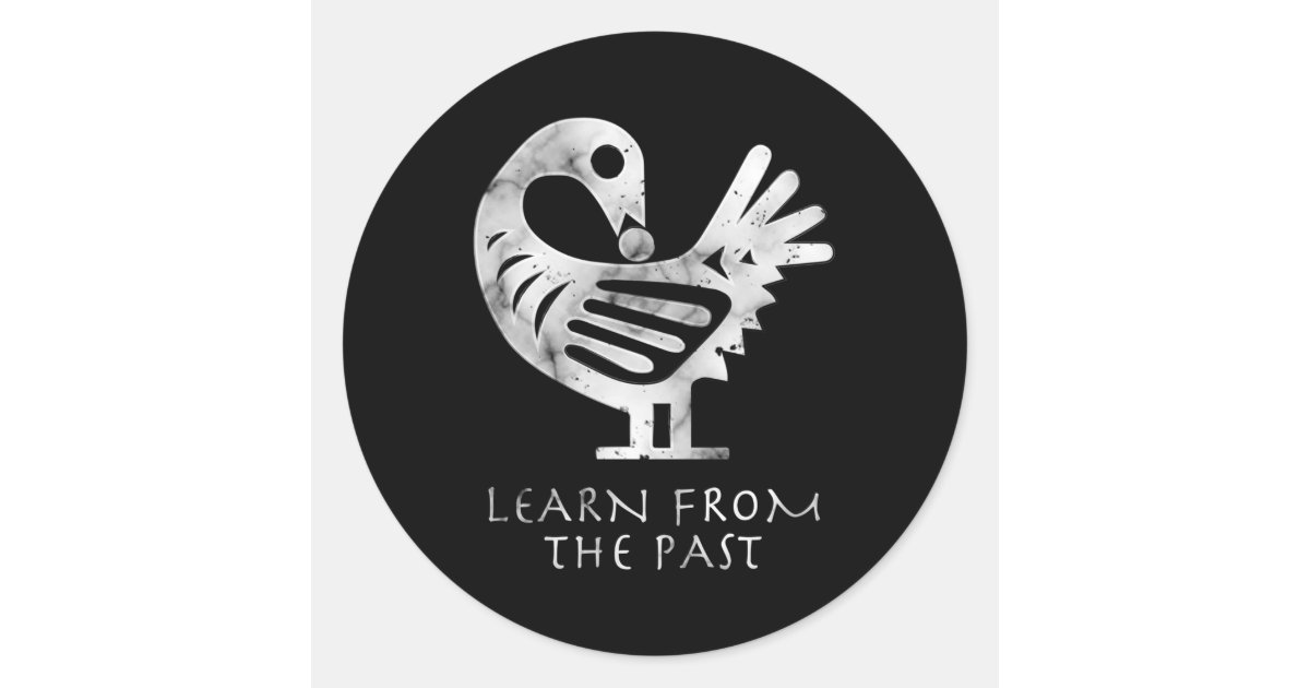 African Adinkra Sankofa Aka Learn From The Past Classic Round Sticker ...