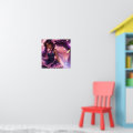 African American Anime Girl Animecore Aesthetic Poster | Zazzle