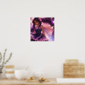 African American Anime Girl Animecore Aesthetic Poster | Zazzle