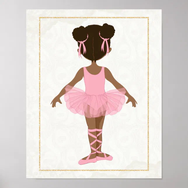African American Ballerina Poster | Zazzle