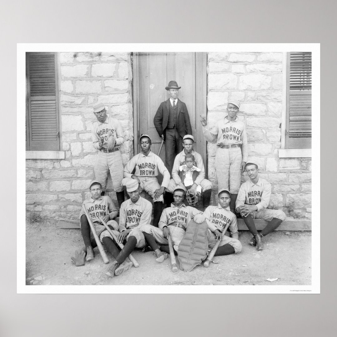 African American Baseball 1900 Poster | Zazzle