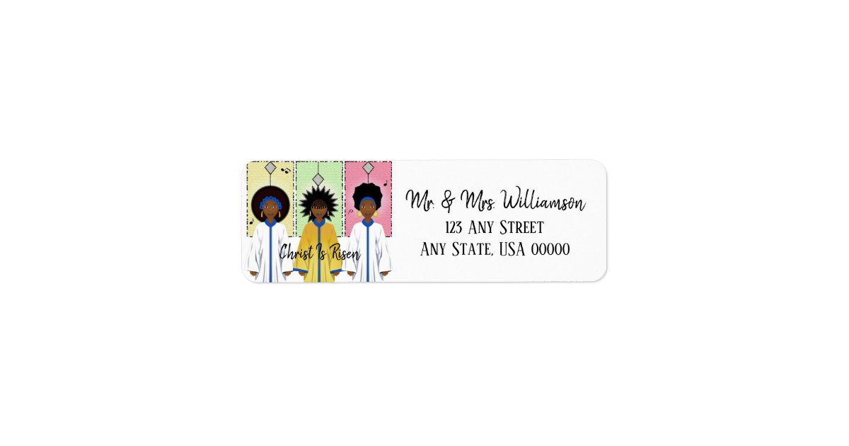 African American Choir Label | Zazzle