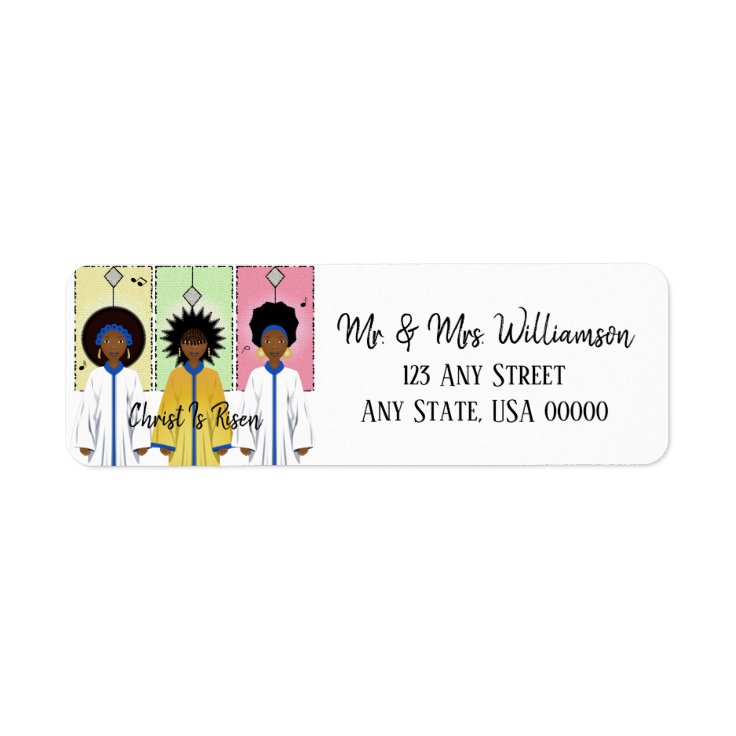 African American Choir Label | Zazzle