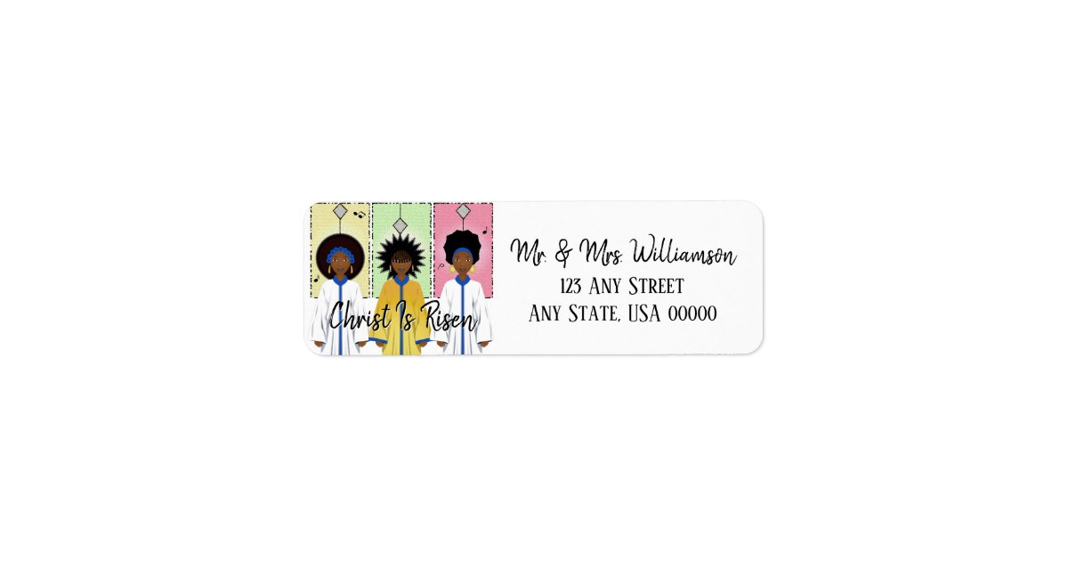 African American Choir Label | Zazzle