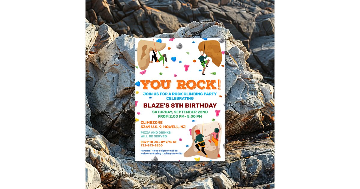 African American Ethnic Rock Climbing Invitation | Zazzle