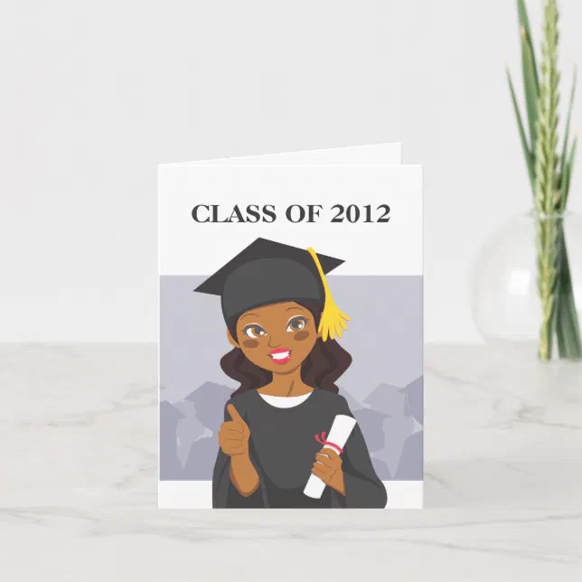 African American Graduate Card | Zazzle