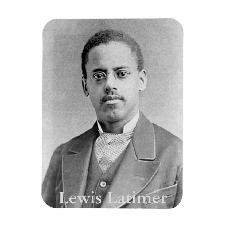 African-American Inventor Lewis Latimer Magnet | Zazzle