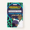 African American Mad Scientist Boy Birthday Badge | Zazzle