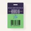 African American Mad Scientist Boy Birthday Badge | Zazzle