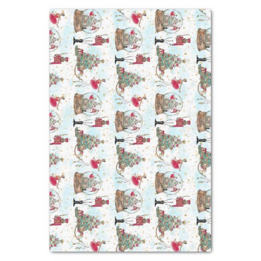 African American Nutcracker Ballet Dancer White Tissue Paper | Zazzle