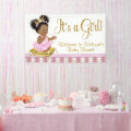 African American Princess Baby Shower Banners | Zazzle