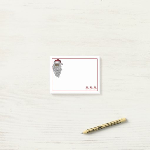 African American Santa Christmas Post-it Notes | Zazzle