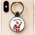 African American Santa Claus Phone Ring Stand | Zazzle