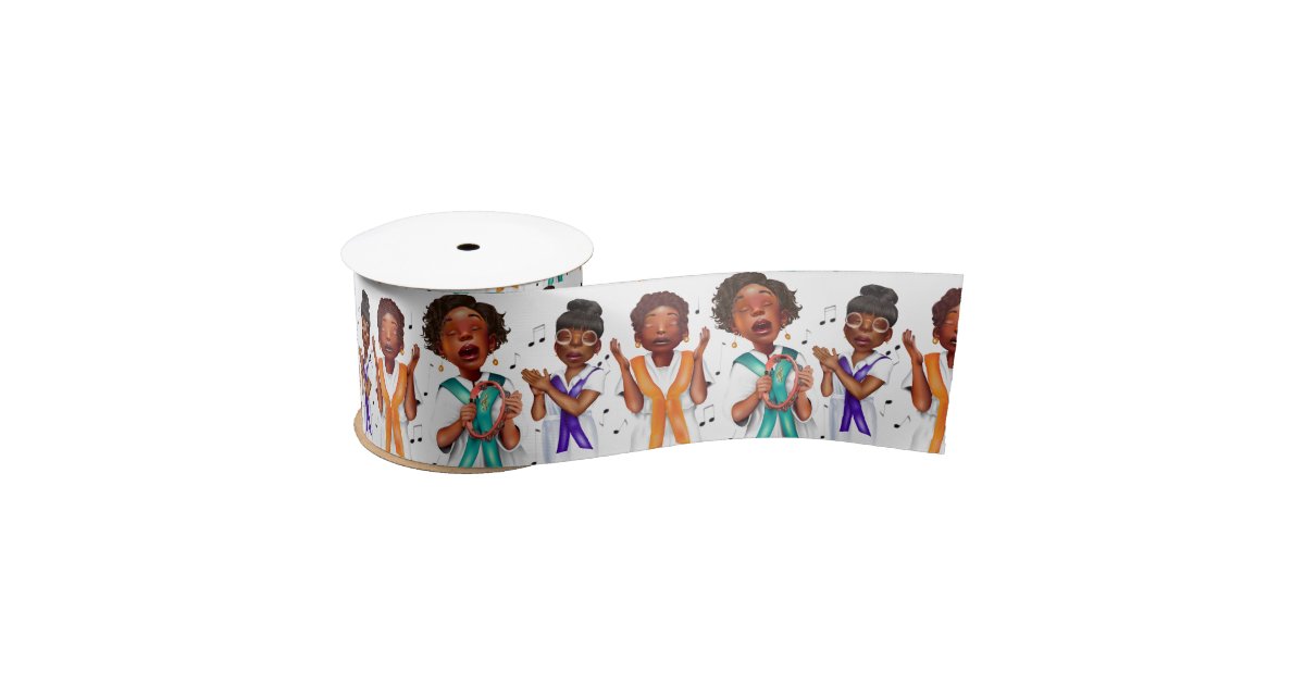 African American Singers Satin Ribbon | Zazzle