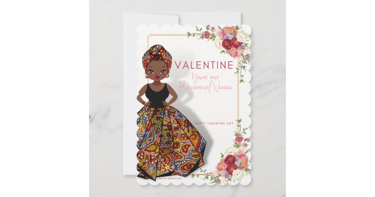 African American Valentine Card | Zazzle