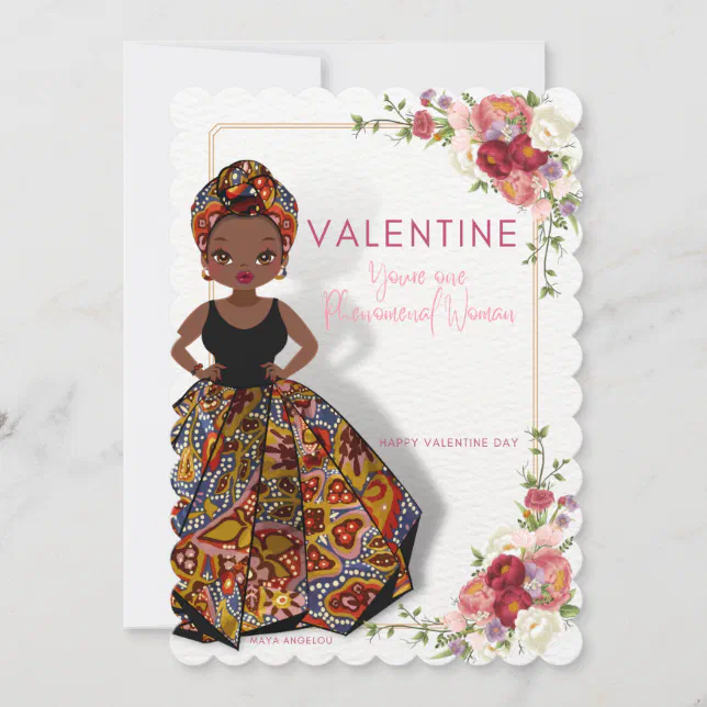 African American Valentine Card | Zazzle