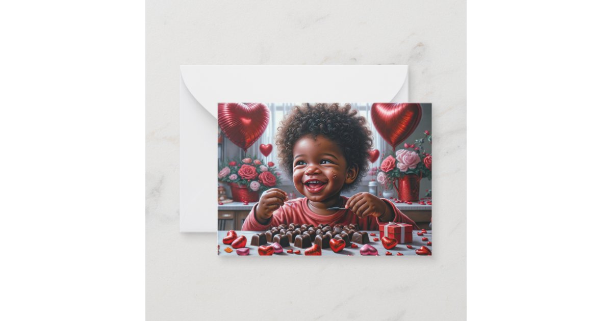 African American Valentine's Classroom Cards | Zazzle