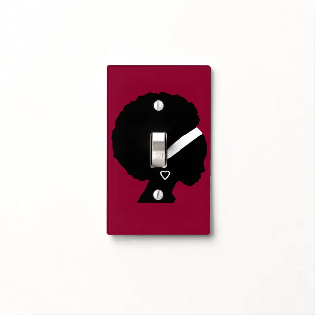 African American Woman Style Pattern Light Switch Cover | Zazzle