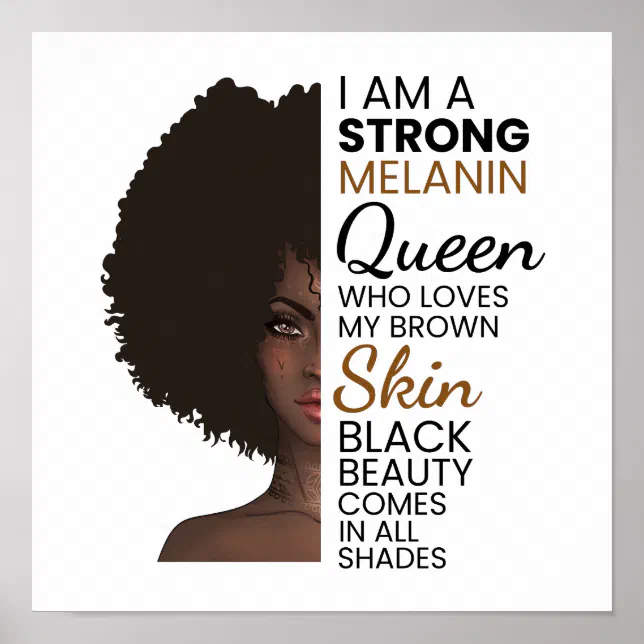 African American Women Black Inspirational Quote Poster | Zazzle