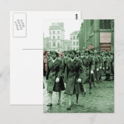African American Women Marching Postcard | Zazzle