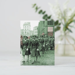 African American Women Marching Postcard | Zazzle