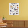 African Animals | Education Learning Classroom Poster | Zazzle