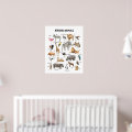 African Animals Educational Classroom Poster | Zazzle