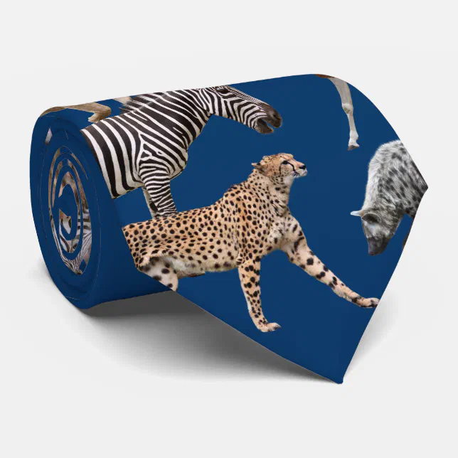 African Animals Tie | Zazzle