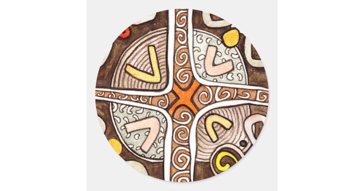 African Art Sticker | Zazzle.com